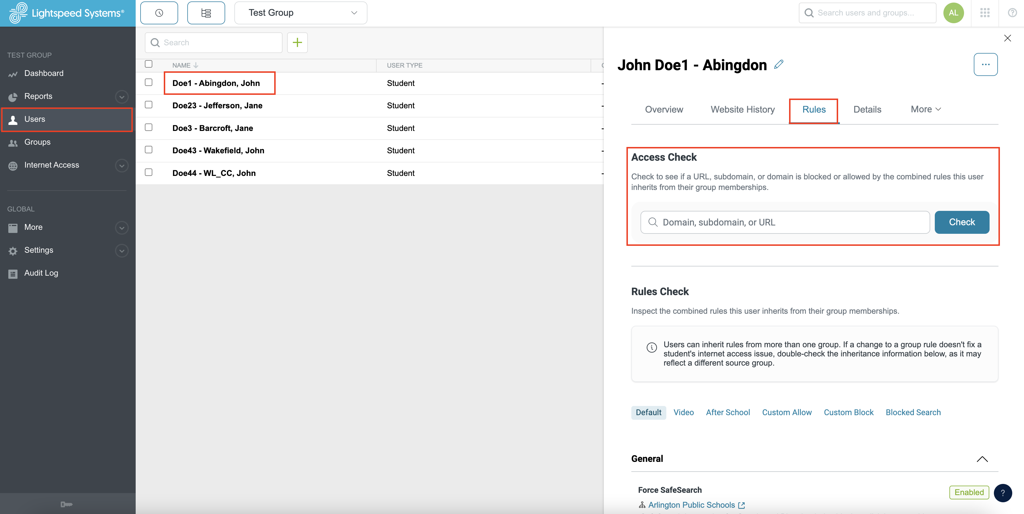 Lightspeed-How to Check a Website Category – APS Service Support Center ...